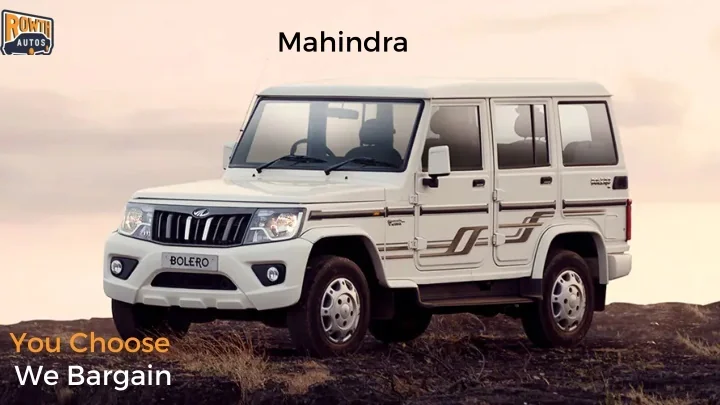 PPT - Mahindra BOLERO - RowthAutos PowerPoint Presentation, free ...