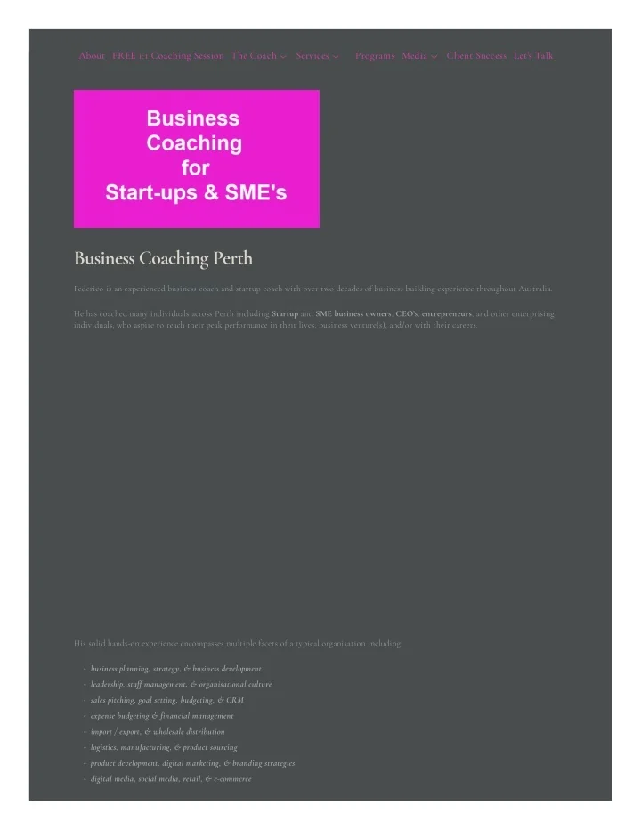 PPT - Perth Business Coaching PowerPoint Presentation, free download ...