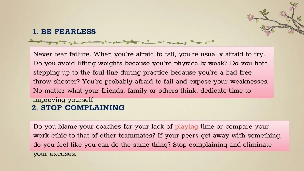 PPT - The Top 6 Tips for Success from Basketball By Tamica Goree ...