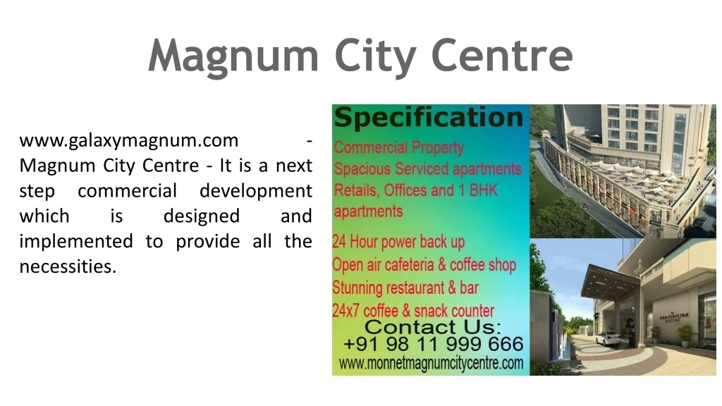 PPT - Magnum City Centre PowerPoint Presentation, free download - ID ...