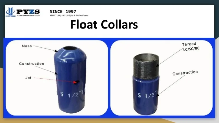 PPT - Float Collars PowerPoint Presentation, free download - ID:11258521