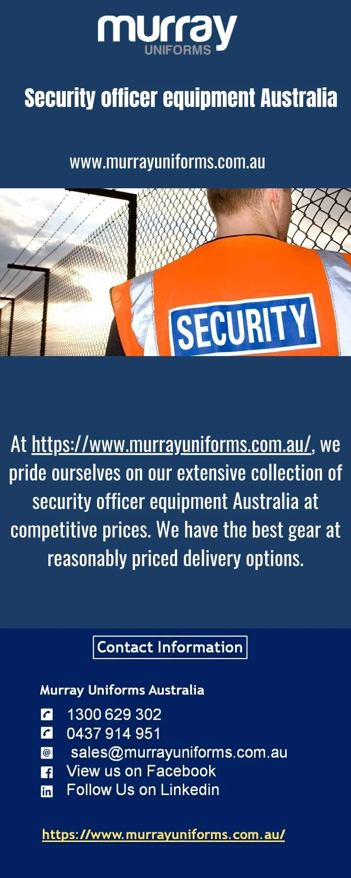 PPT - Security officer equipment Australia PowerPoint Presentation ...