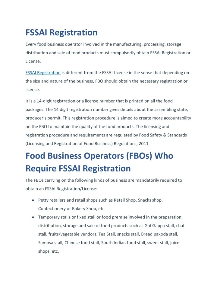 PPT - FSSAI CONTENT PowerPoint Presentation, free download - ID:11260659