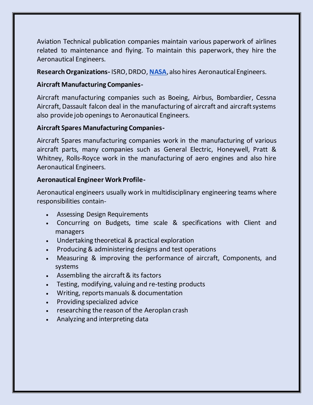 PPT - Career opportunities for Aeronautical engineering graduates ... PPT - Career opportunities for Aeronautical engineering graduates ...