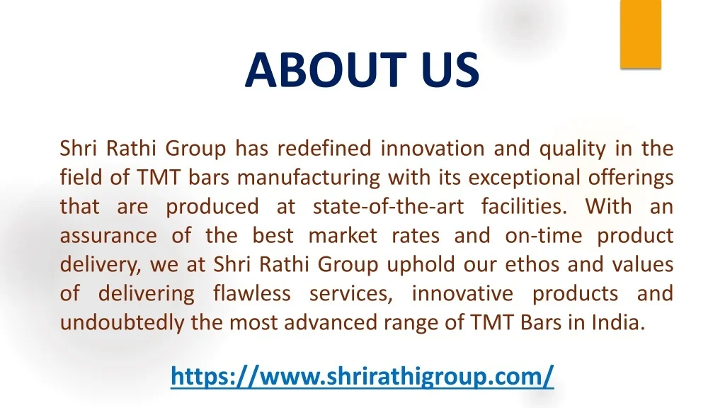 PPT - Top TMT Saria in Jodhpur – Shri Rathi Group PowerPoint ...