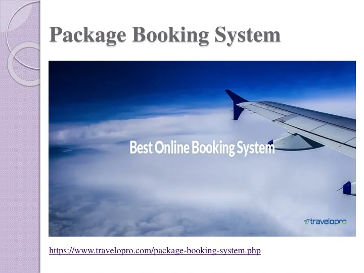 PPT - Package Booking System PowerPoint Presentation, free download ...
