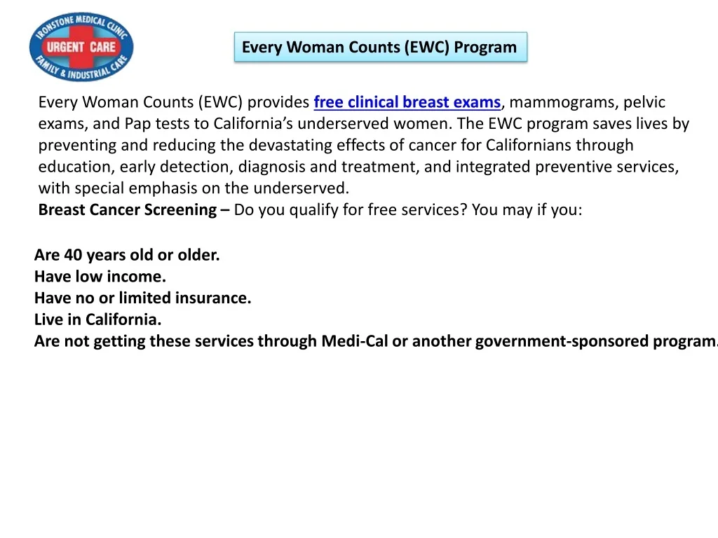 PPT - Urgent Care & Walk-In Clinic Riverside CA PowerPoint Presentation ...