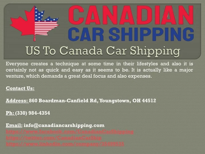PPT - Car Shipping From North Dakota To Ontario PowerPoint Presentation ...