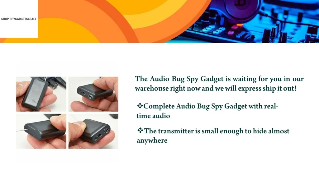 PPT - Find the best Audio Spy Bugs Transmitter at spygadgets4sale ...