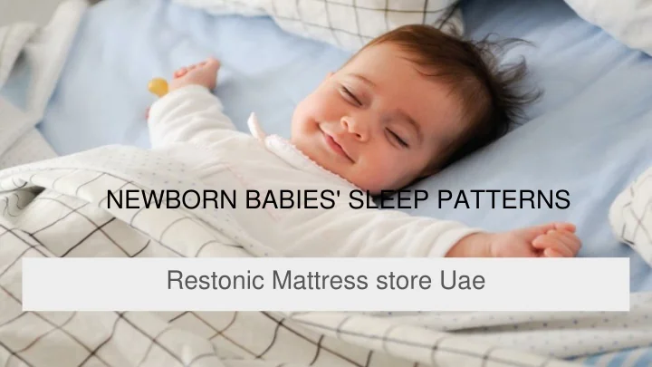 PPT - NEWBORN BABIES' SLEEP PATTERNS PowerPoint Presentation, free ...