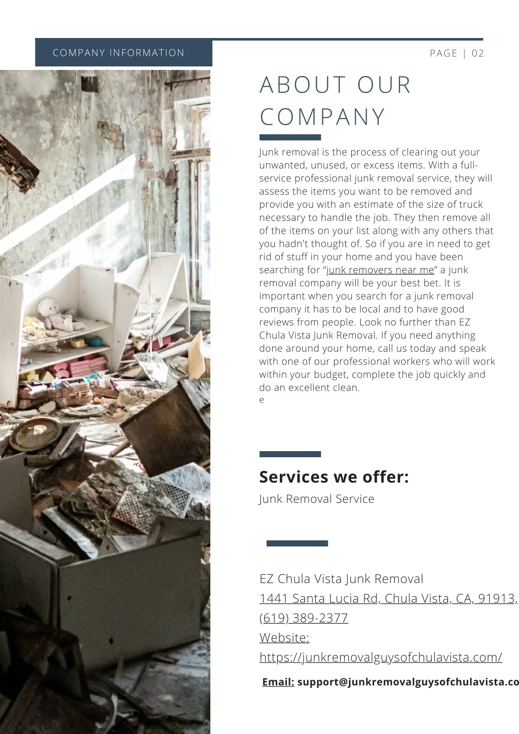PPT - EZ Chula Vista Junk Removal PowerPoint Presentation, free ...