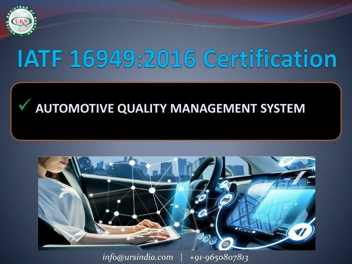 PPT - IATF 16949 for Automotive Quality Management System PowerPoint ...