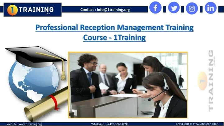 PPT - Reception Management Professional Training Course by 1Training ...