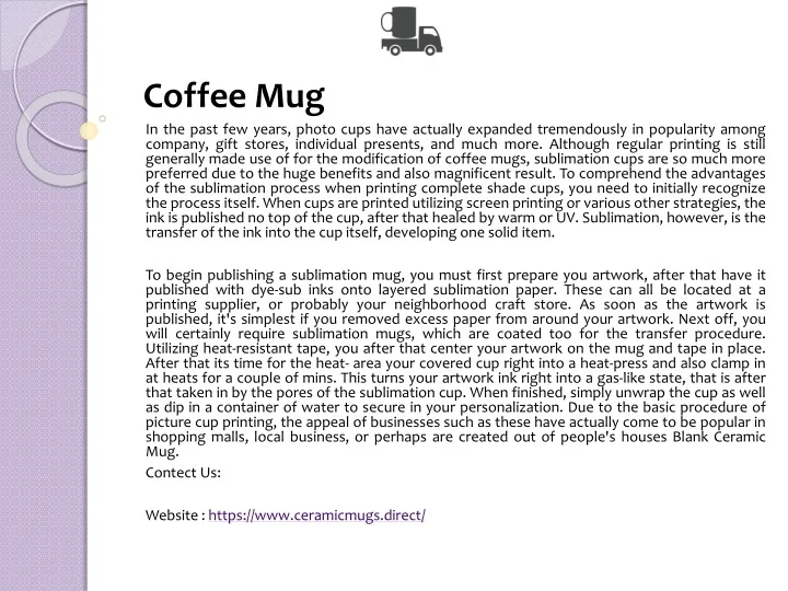 PPT - Coffee Mug PowerPoint Presentation, free download - ID:11274514