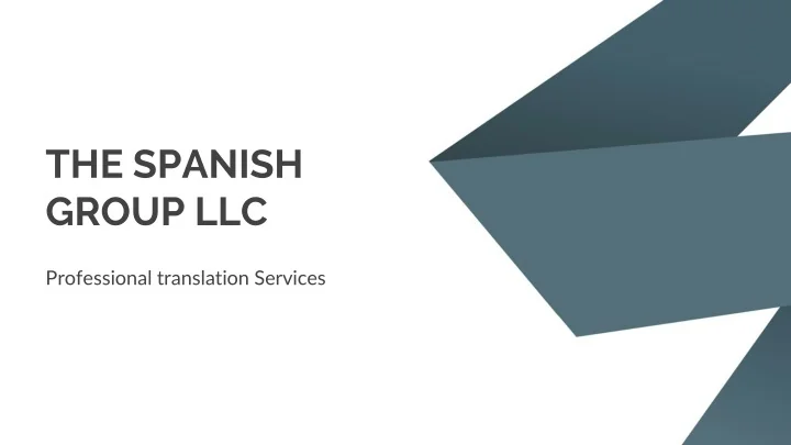 PPT - Spanish Document Translation Services That Work PowerPoint ...