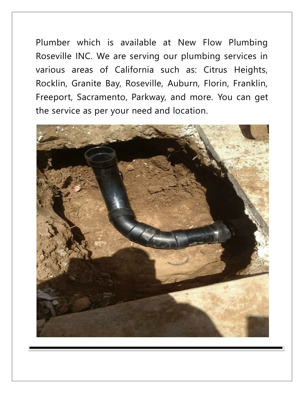 PPT - Hire The Professional Plumber Citrus Heights – New Flow Plumbing ...