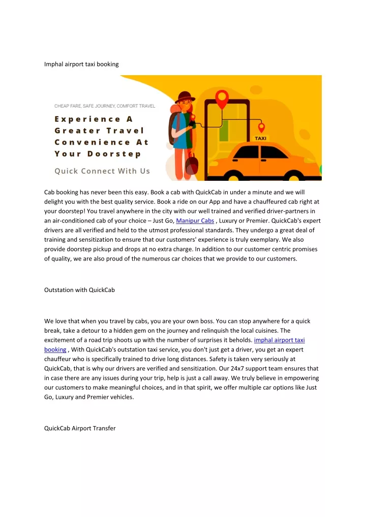 Ppt Imphal Airport Taxi Booking Powerpoint Presentation Free