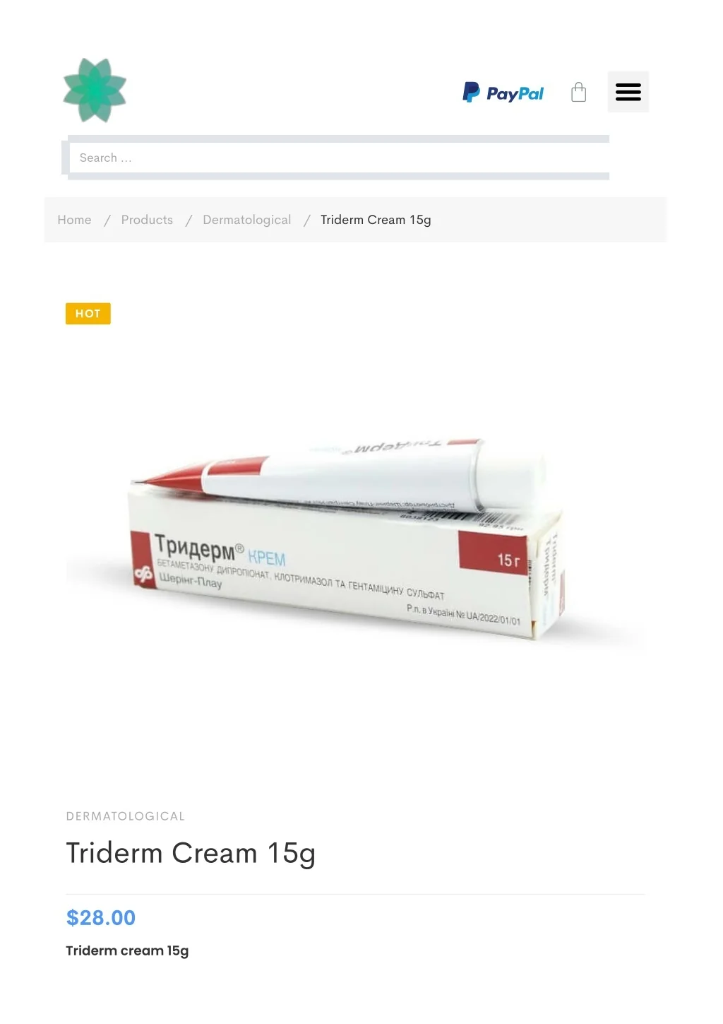 PPT - Triderm Cream 15g PowerPoint Presentation, free download - ID ...