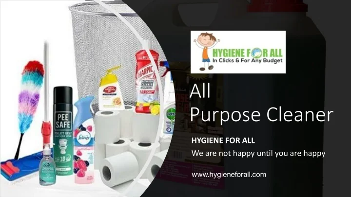 PPT - All Purpose Cleaner PowerPoint Presentation, free download - ID ...