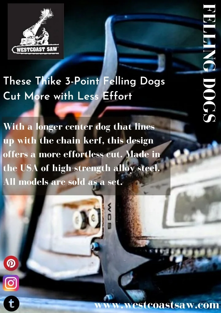 PPT - These Thike 3-Point Felling Dogs Cut More with Less Effort ...
