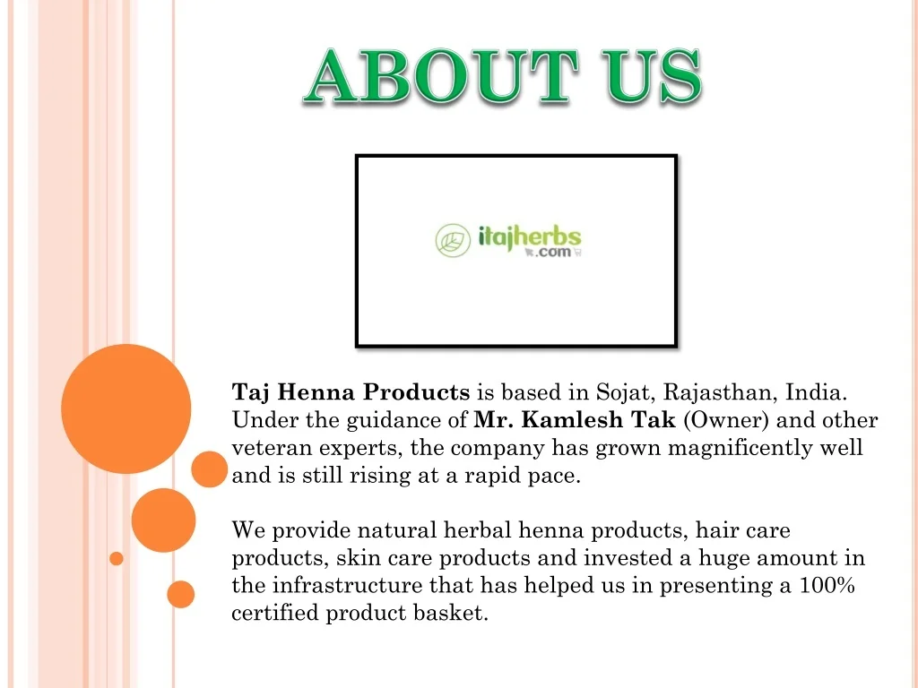 PPT - Buy Online Natural Taj Henna Products PowerPoint Presentation ...