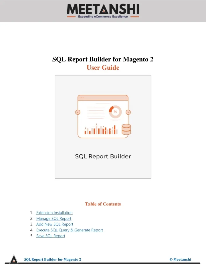 PPT - Magento 2 SQL Report Builder PowerPoint Presentation, free ...