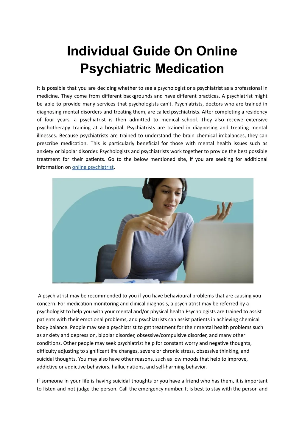 PPT - Individual Guide On Online Psychiatric Medication PowerPoint ...