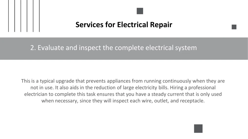 PPT - Types of Electrical Repair Services PowerPoint Presentation, free ...