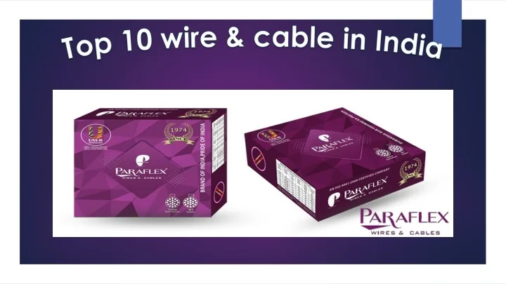 PPT - Top 10 Wire & Cable in India PowerPoint Presentation, free ...