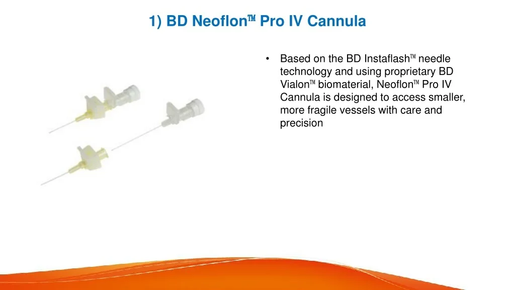 PPT - Cannula Parts, IV Catheters - BD (Becton Dickinson) PowerPoint ...