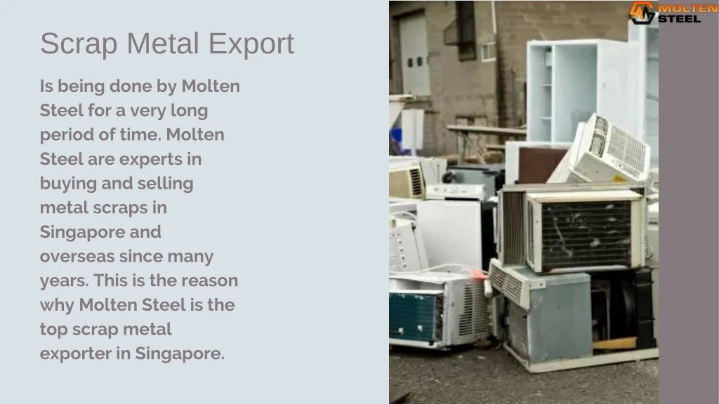 PPT - Scrap Metal Exporter In Singapore | Molten Steel PowerPoint ...