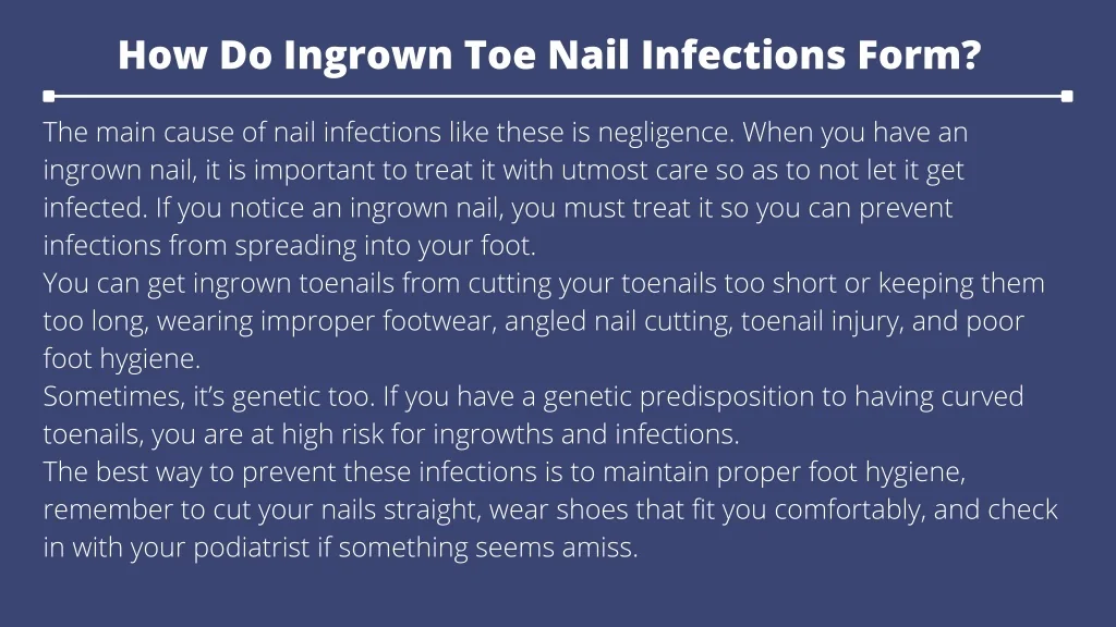 PPT - Ingrown Toenail Symptoms | Nail Infections | Bucks Foot Clinic ...