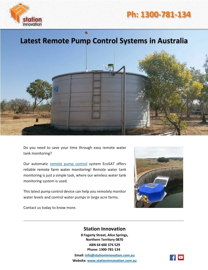 PPT - Latest Remote Pump Control Systems in Australia PowerPoint ...