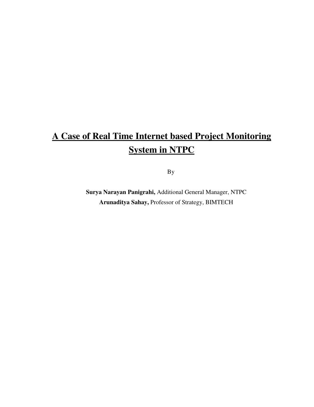 PPT - RealTimeInternetbasedProjectMonitoring PowerPoint Presentation ...