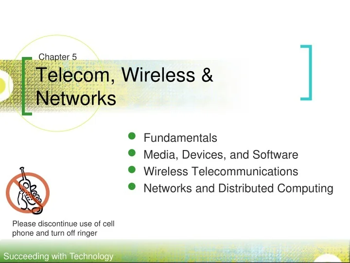 PPT - Telecom, Wireless & Networks PowerPoint Presentation, free ...