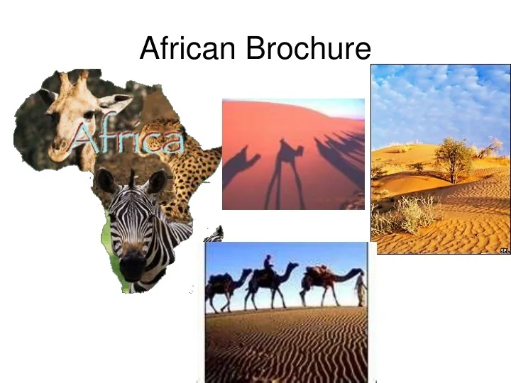 PPT - African Brochure PowerPoint Presentation, free download - ID:9269639
