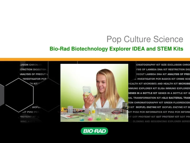 PPT - Pop Culture Science PowerPoint Presentation, free download - ID ...