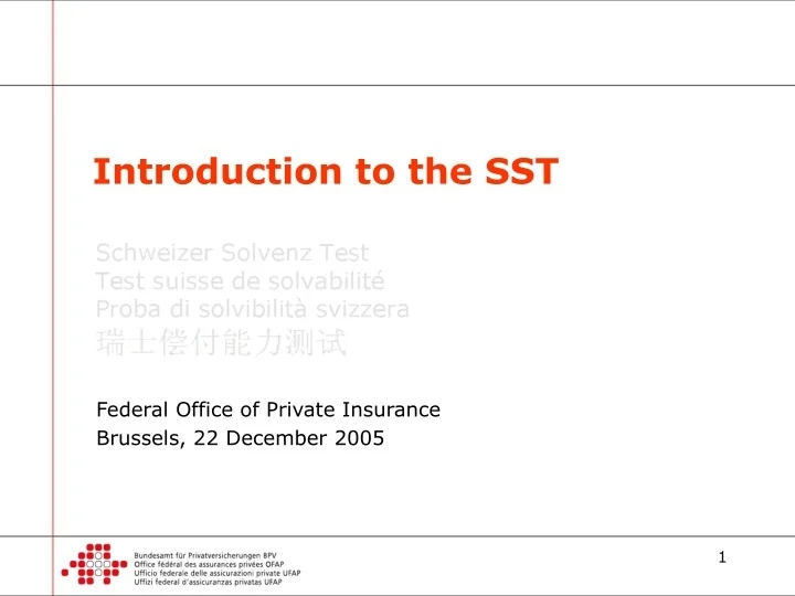 PPT - Introduction to the SST PowerPoint Presentation, free download ...