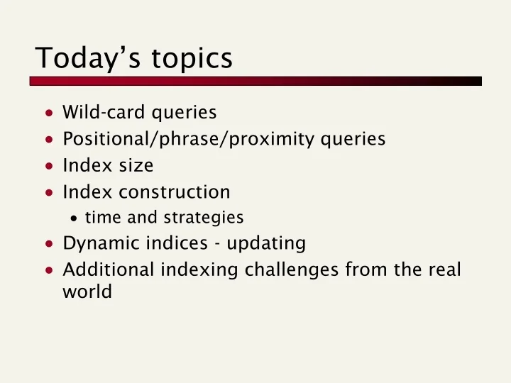 PPT - Today’s topics PowerPoint Presentation, free download - ID:9271376