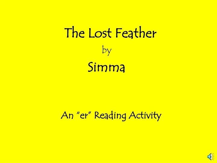PPT - The Lost Feather PowerPoint Presentation, free download - ID:9271609