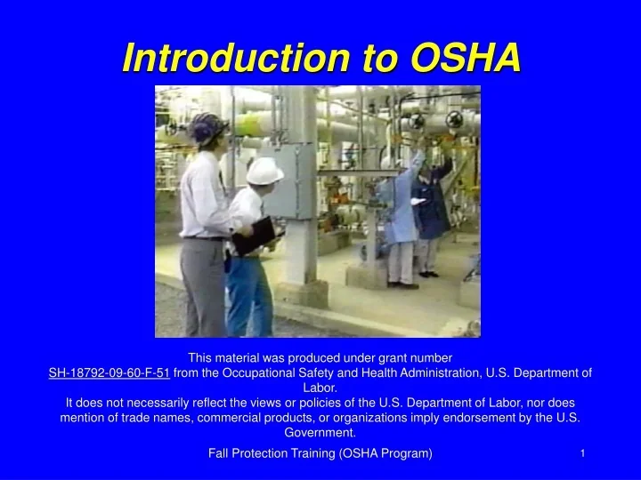 PPT - Introduction to OSHA PowerPoint Presentation, free download - ID ...
