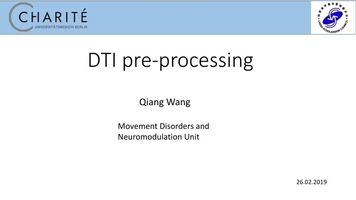 PPT - DTI pre-processing PowerPoint Presentation, free download - ID ...
