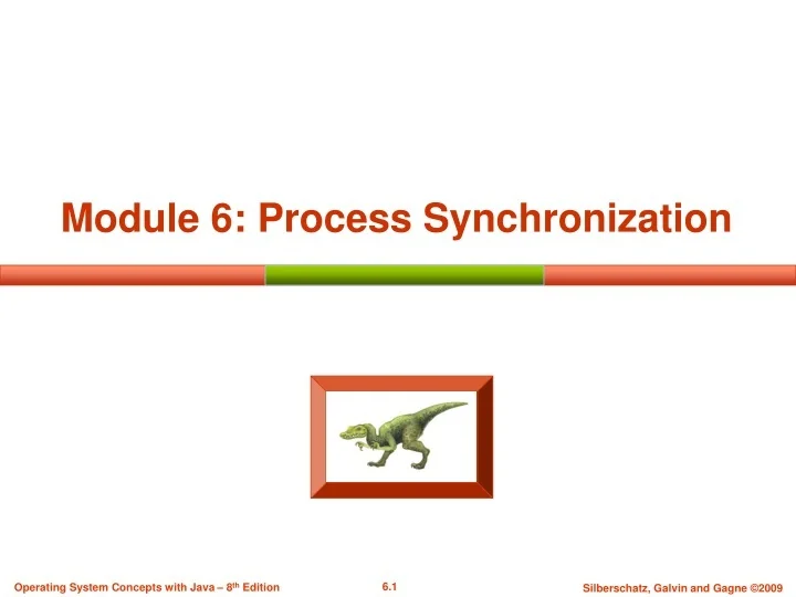 Ppt Module 6 Process Synchronization Powerpoint Presentation Free 7810