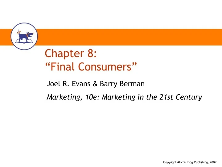 PPT - Chapter 8: “Final Consumers” PowerPoint Presentation, free ...