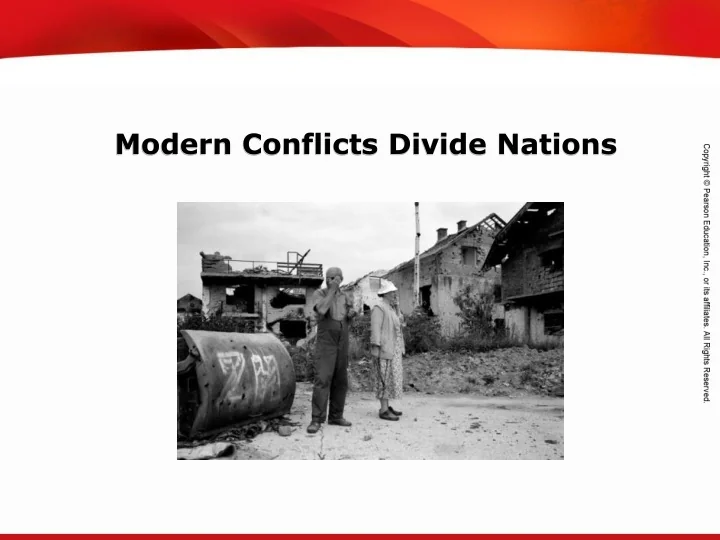 PPT - Modern Conflicts Divide Nations PowerPoint Presentation, free ...