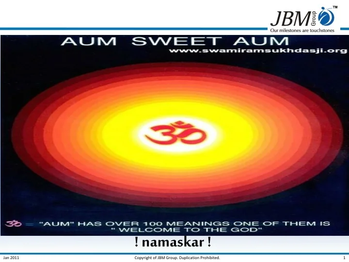 PPT - ! namaskar ! PowerPoint Presentation, free download - ID:9279358