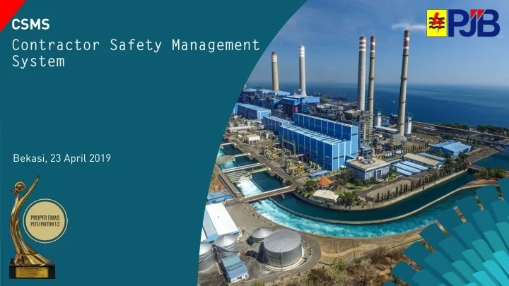 PPT - CSMS Contractor Safety Management System PowerPoint Presentation ...