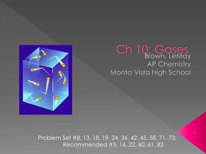 PPT - Ch 10: Gases PowerPoint Presentation, free download - ID:9283174