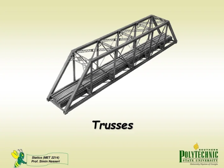 PPT - Trusses PowerPoint Presentation, free download - ID:9286120