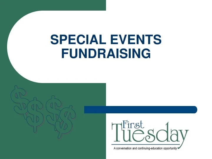 PPT - SPECIAL EVENTS FUNDRAISING PowerPoint Presentation, free download ...